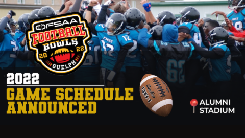 Football Bowls Schedule Announced - OFSAA